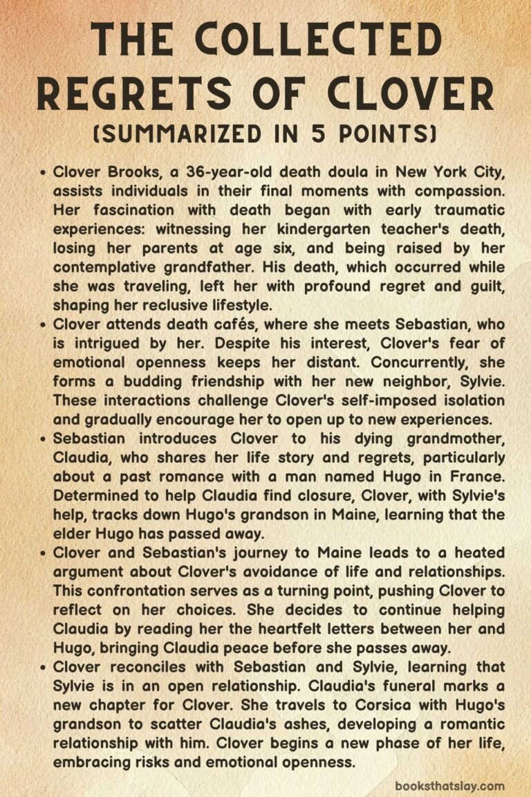 The Collected Regrets of Clover Summary, Characters and Themes