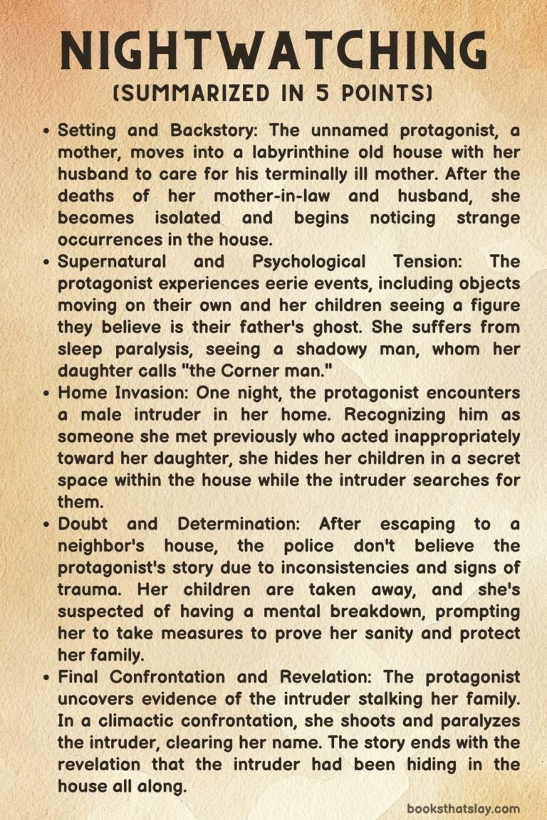 Nightwatching by Tracy Sierra Summary, Characters and Themes