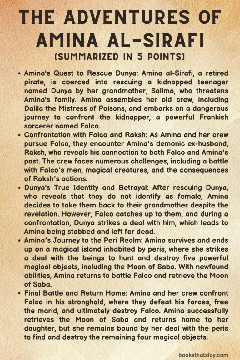 The Adventures of Amina al-Sirafi Summary, Characters and Themes