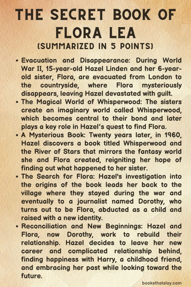 The Secret Book of Flora Lea Summary, Characters and Themes