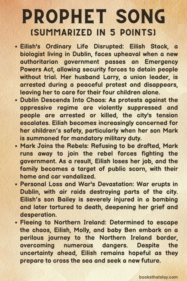 Prophet Song Summary, Characters and Themes