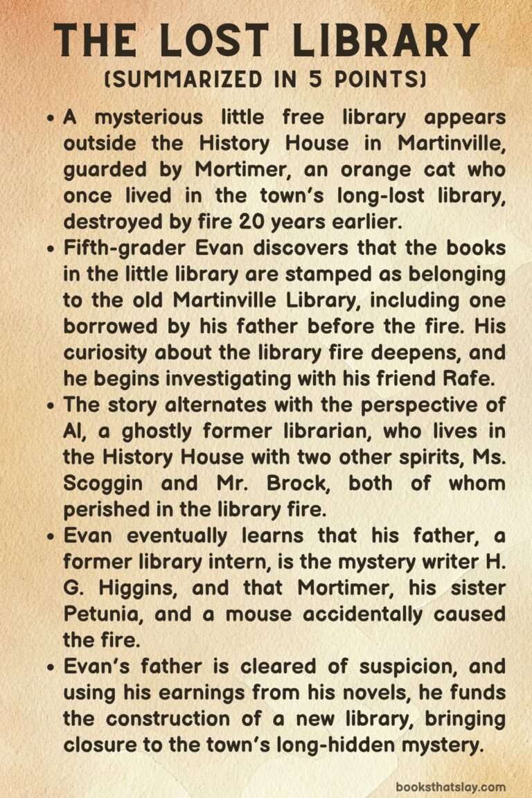 The Lost Library Summary, Characters and Themes