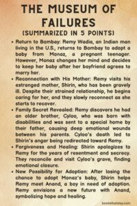 The Museum of Failures Summary, Characters and Themes