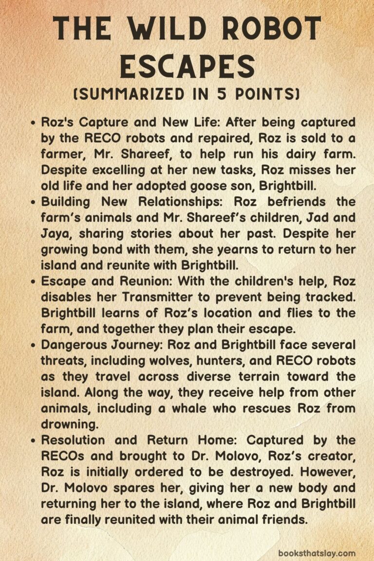 The Wild Robot Escapes Summary, Characters and Themes