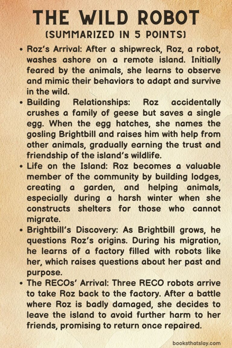 The Wild Robot by Peter Brown Summary, Characters and Themes