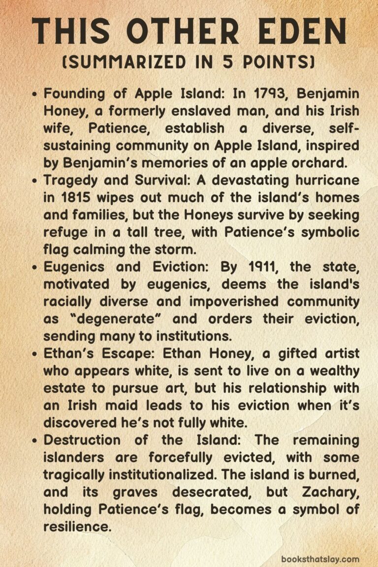 This Other Eden Summary, Characters and Themes