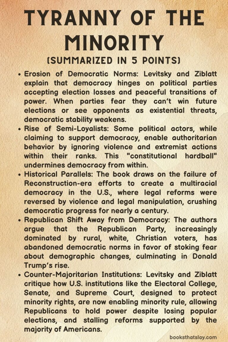 Tyranny of the Minority Summary and Analysis