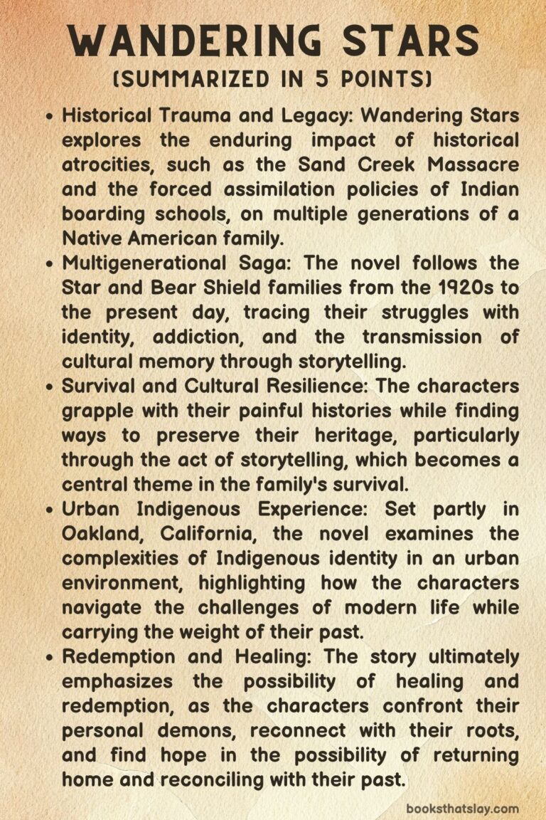 Wandering Stars Summary, Characters and Themes