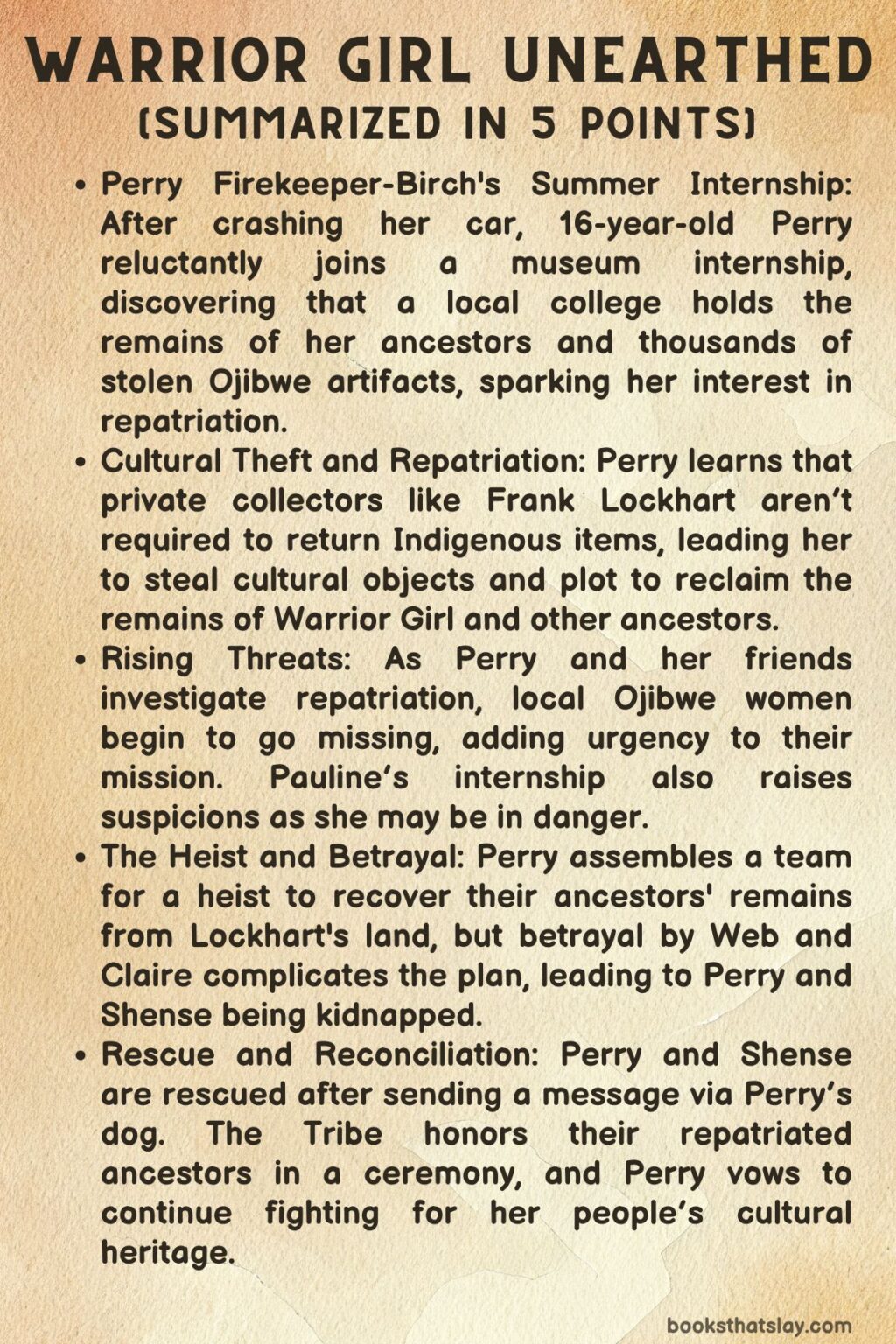 Warrior Girl Unearthed Summary, Characters and Themes