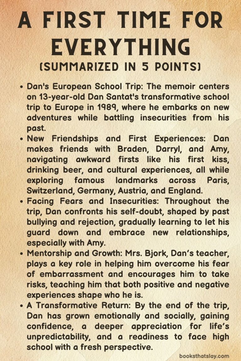 A First Time for Everything Summary and Analysis