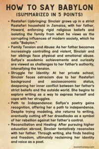 How to Say Babylon Summary, Analysis and Key Themes