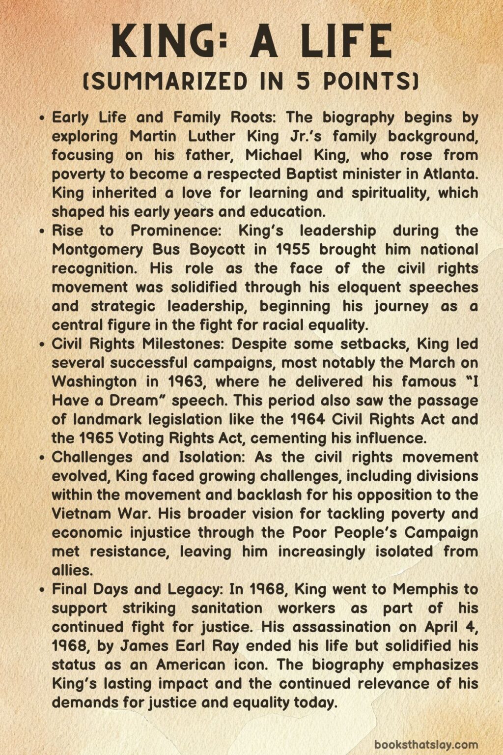 King: A Life Summary and Analysis | Jonathan Eig