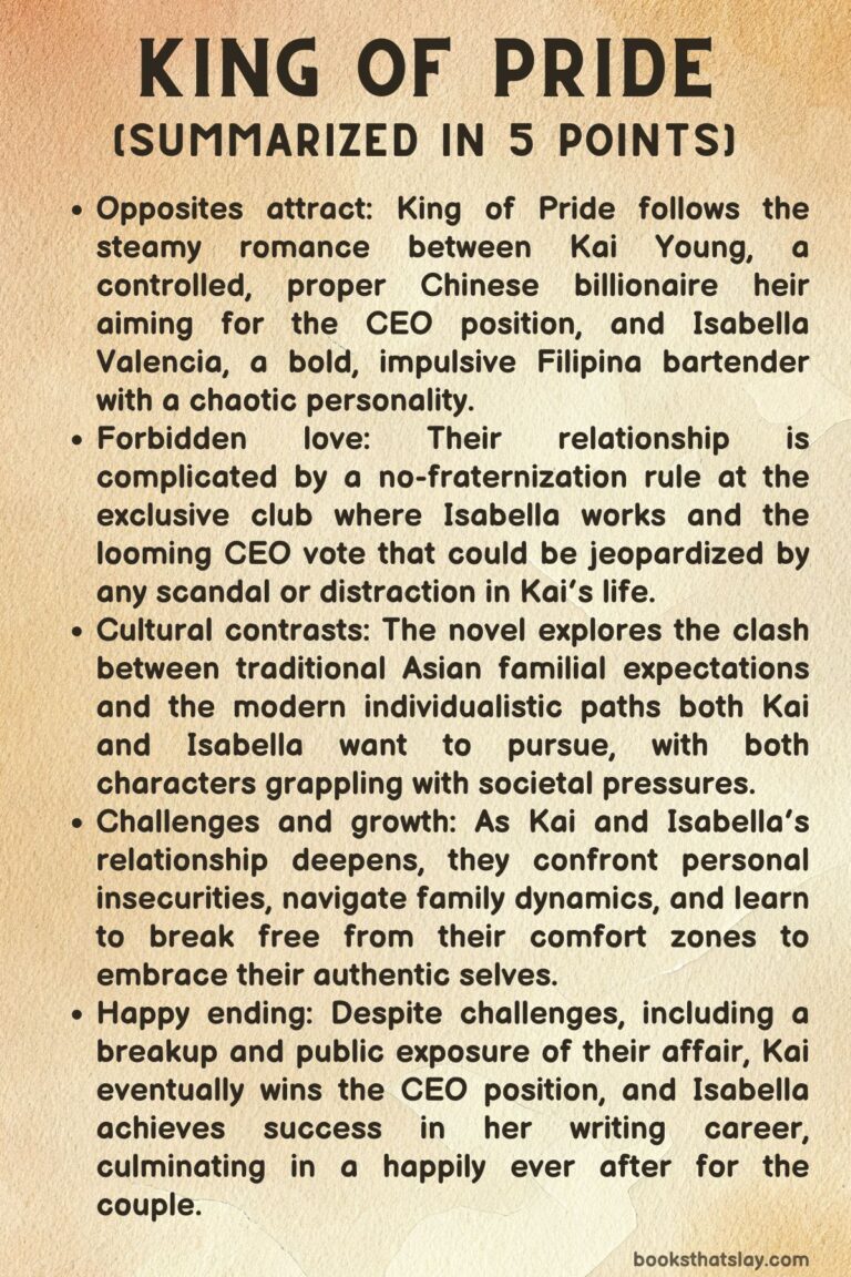 King of Pride Summary, Characters and Themes