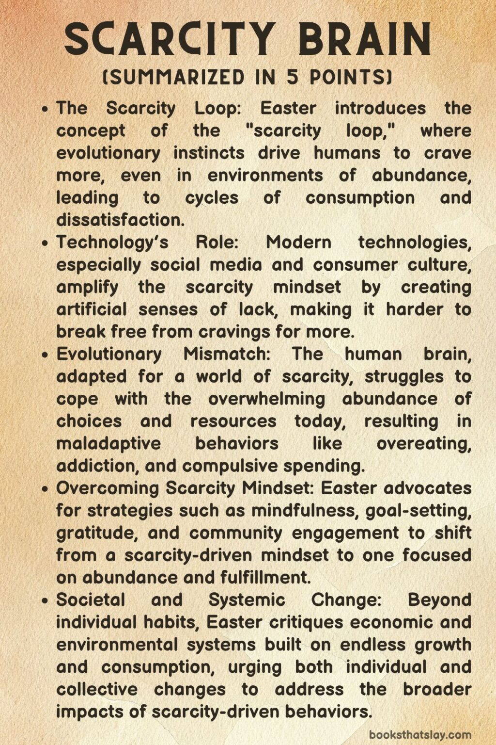 Scarcity Brain by Michael Easter Summary and Analysis