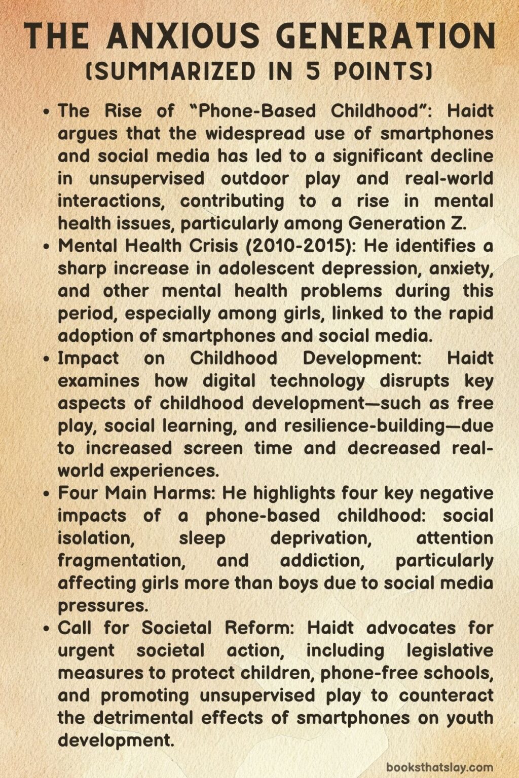 The Anxious Generation Summary, Analysis and Key Lessons