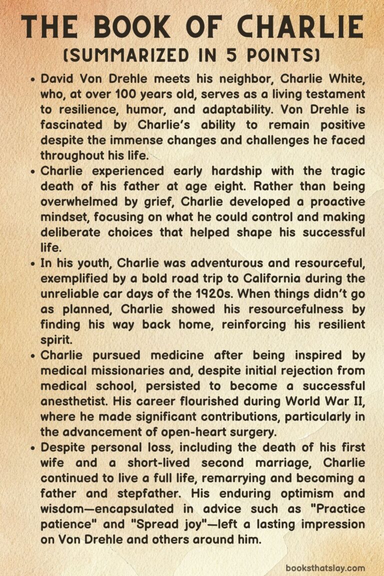 The Book of Charlie Summary, Analysis and Themes