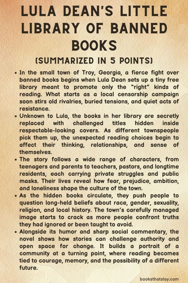 Lula Dean's Little Library of Banned Books Summary, Characters and Themes