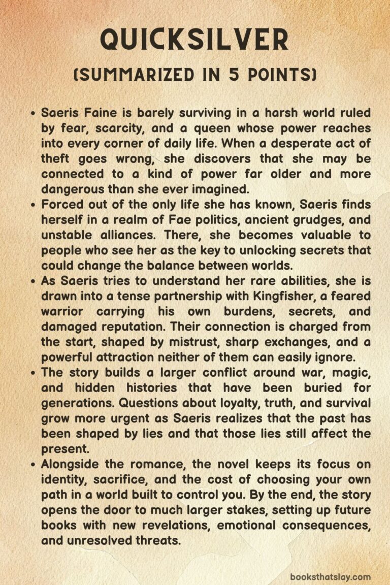Quicksilver by Callie Hart Summary, Characters and Themes