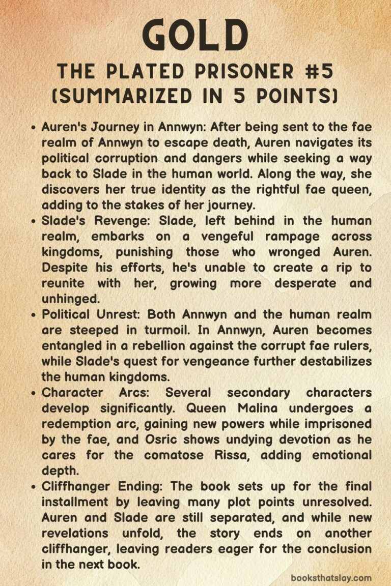 Gold by Raven Kennedy Summary, Characters and Themes