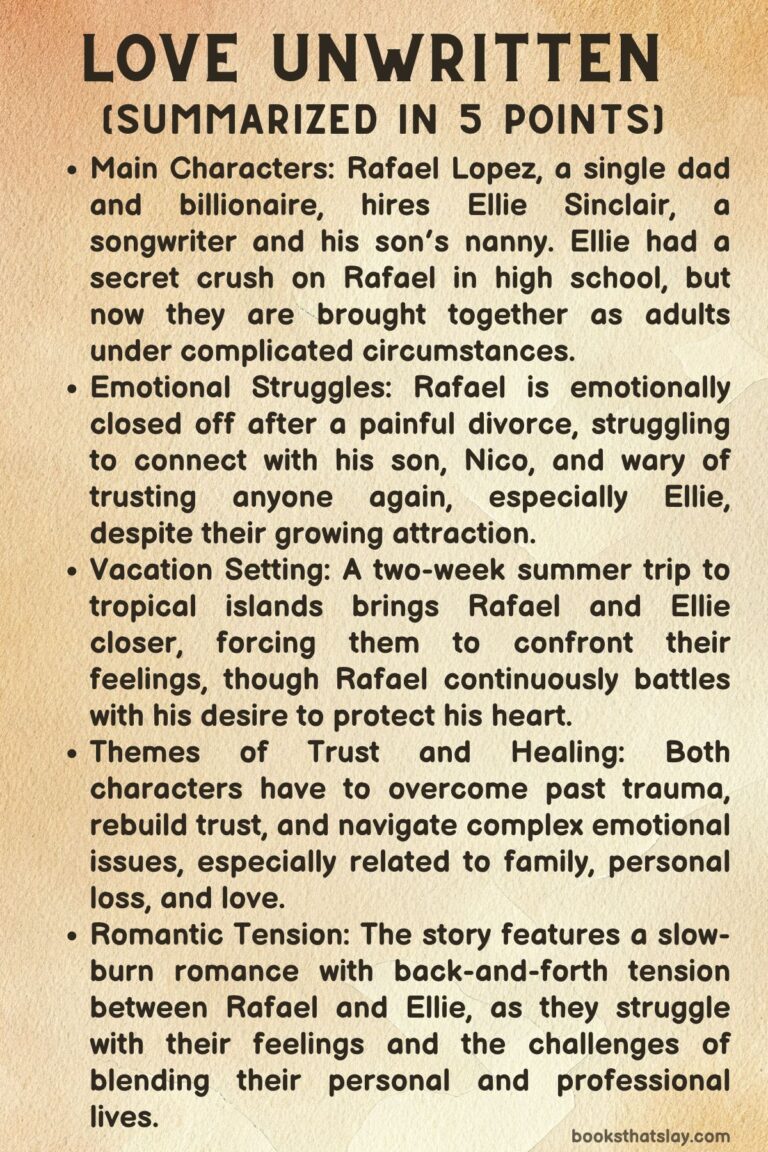 Love Unwritten by Lauren Asher Summary, Characters and Themes