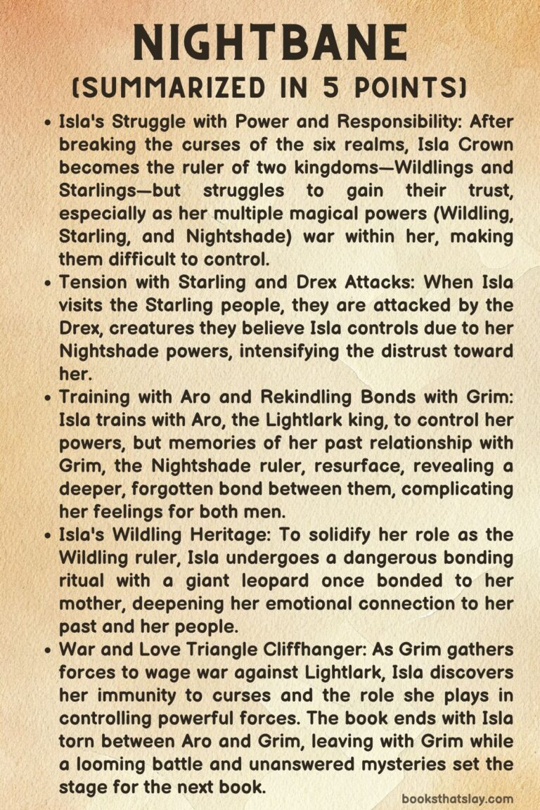 Nightbane by Alex Aster Summary, Characters and Themes