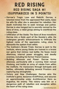 Red Rising by Pierce Brown Summary, Characters and Themes