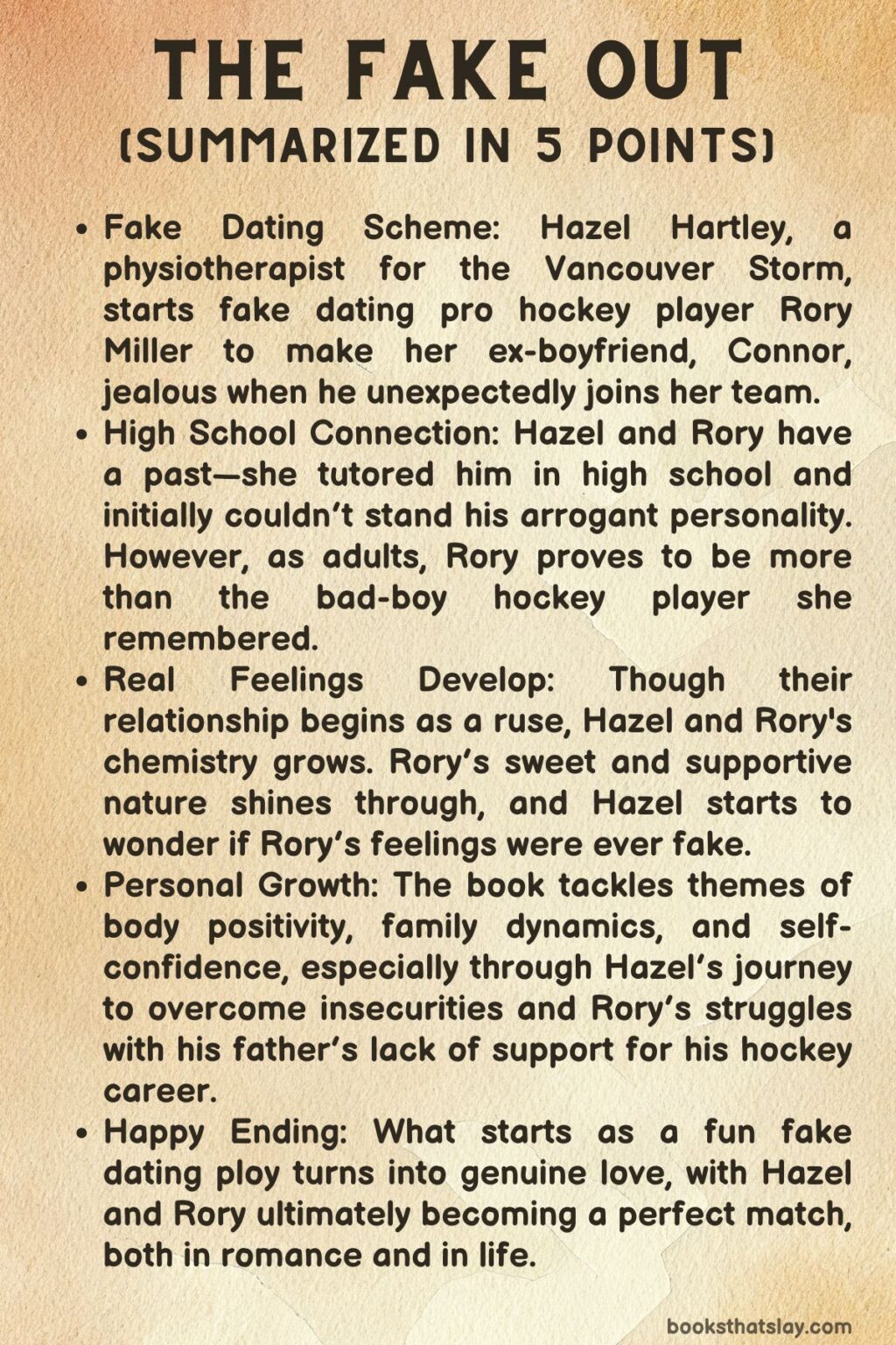 The Fake Out Summary, Characters and Themes