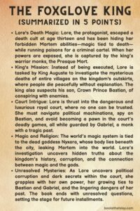 The Foxglove King Summary, Characters and Themes