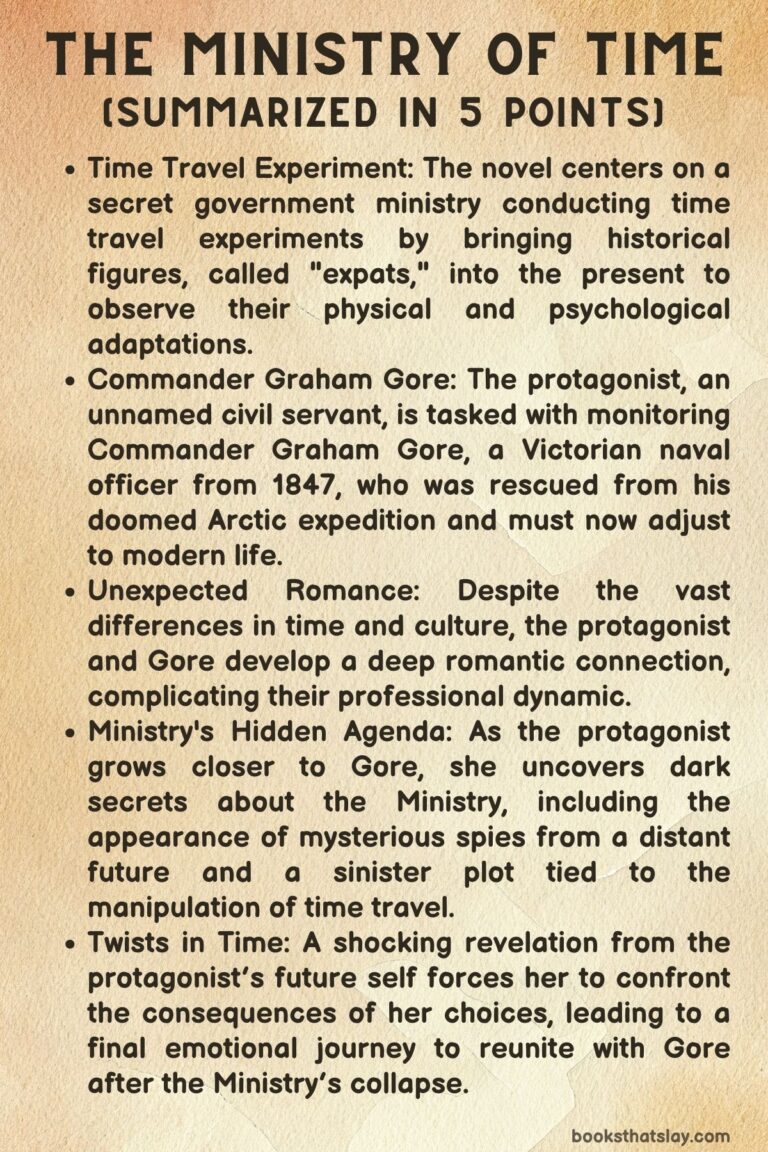 The Ministry of Time by Kaliane Bradley Summary, Characters and Themes