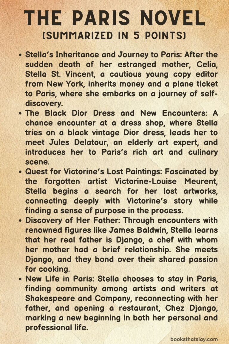 The Paris Novel Summary, Characters and Themes