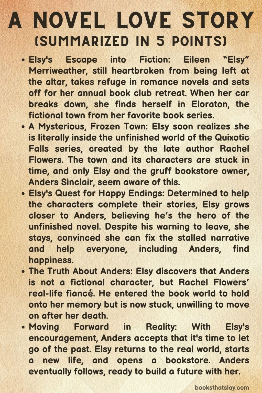 A Novel Love Story Summary, Characters and Themes