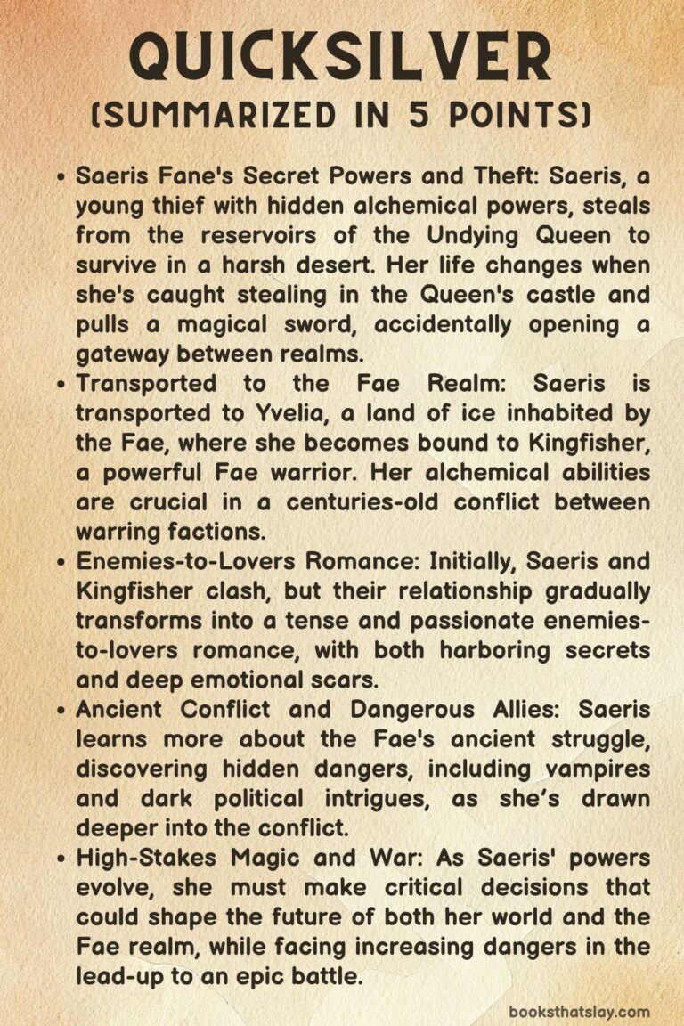 Quicksilver by Callie Hart Summary, Characters and Themes