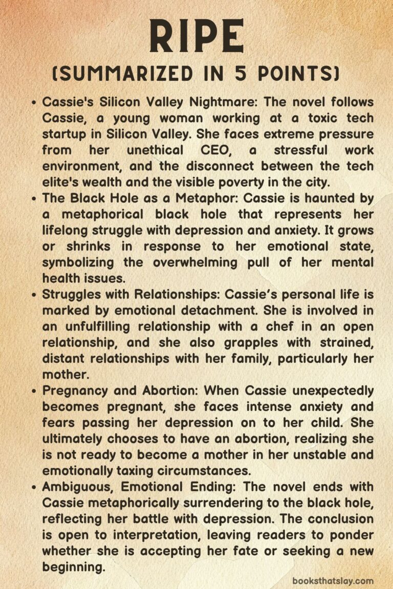 Ripe by Sarah Rose Etter Summary, Characters and Themes