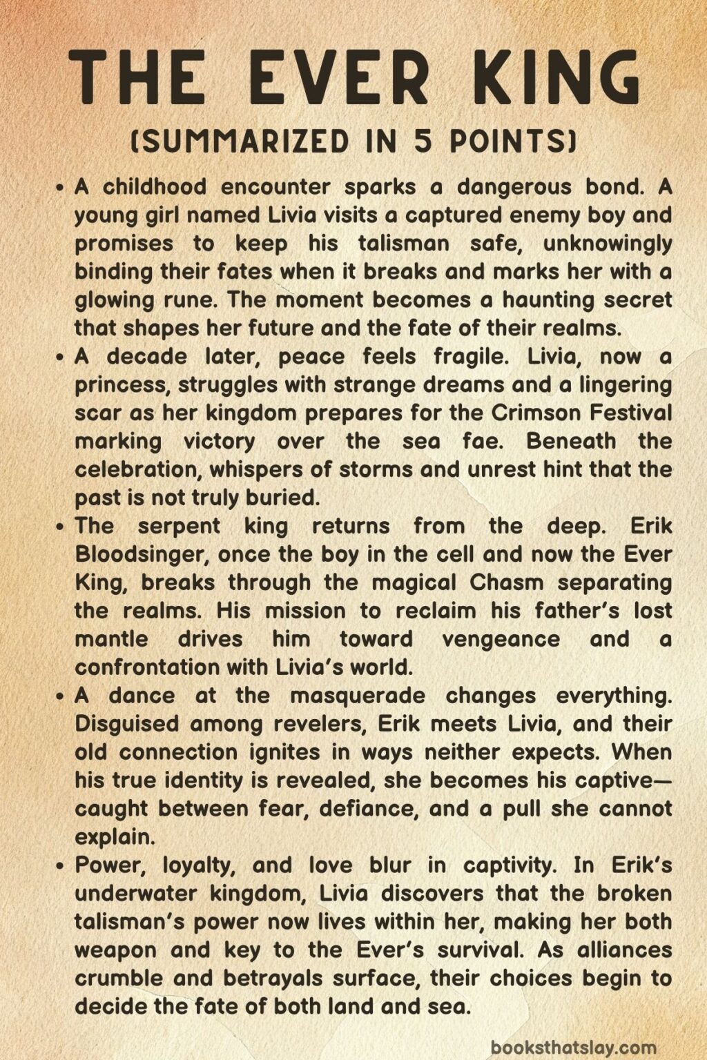 The Ever King by L.J. Andrews Summary, Characters and Themes