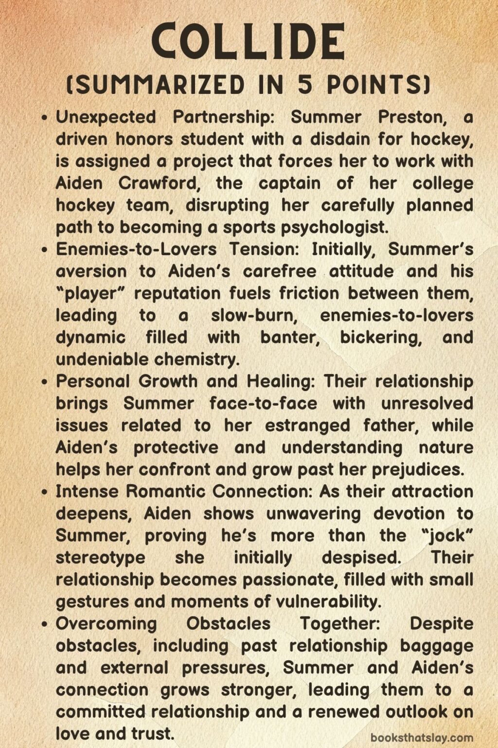 Collide by Bal Khabra Summary, Characters and Themes