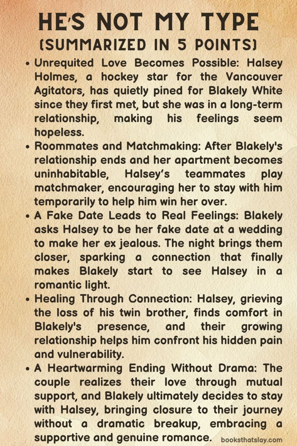 He's Not My Type by Meghan Quinn Summary, Characters and Themes