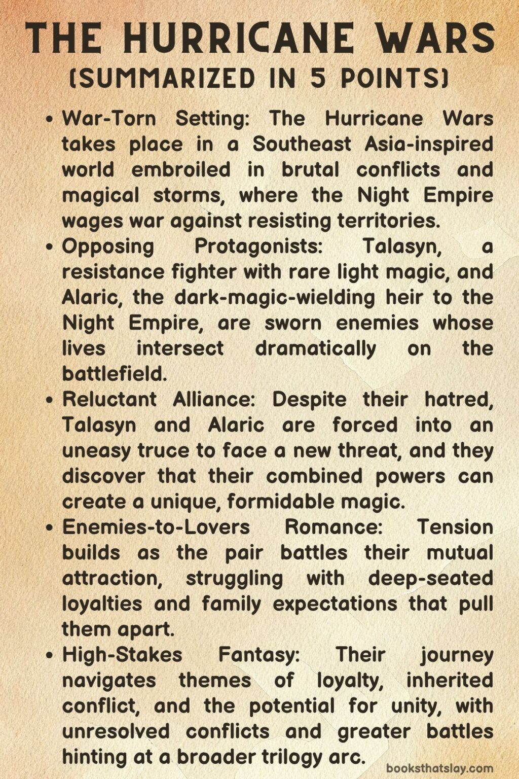 The Hurricane Wars by Thea Guanzon Summary, Characters and Themes