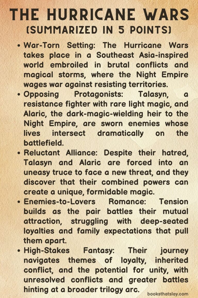 The Hurricane Wars by Thea Guanzon Summary, Characters and Themes