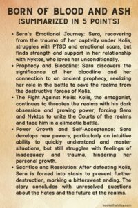 Born of Blood and Ash Summary, Characters and Themes