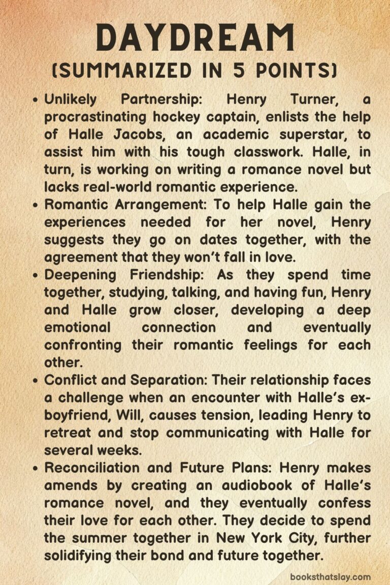Daydream by Hannah Grace Summary, Characters and Themes