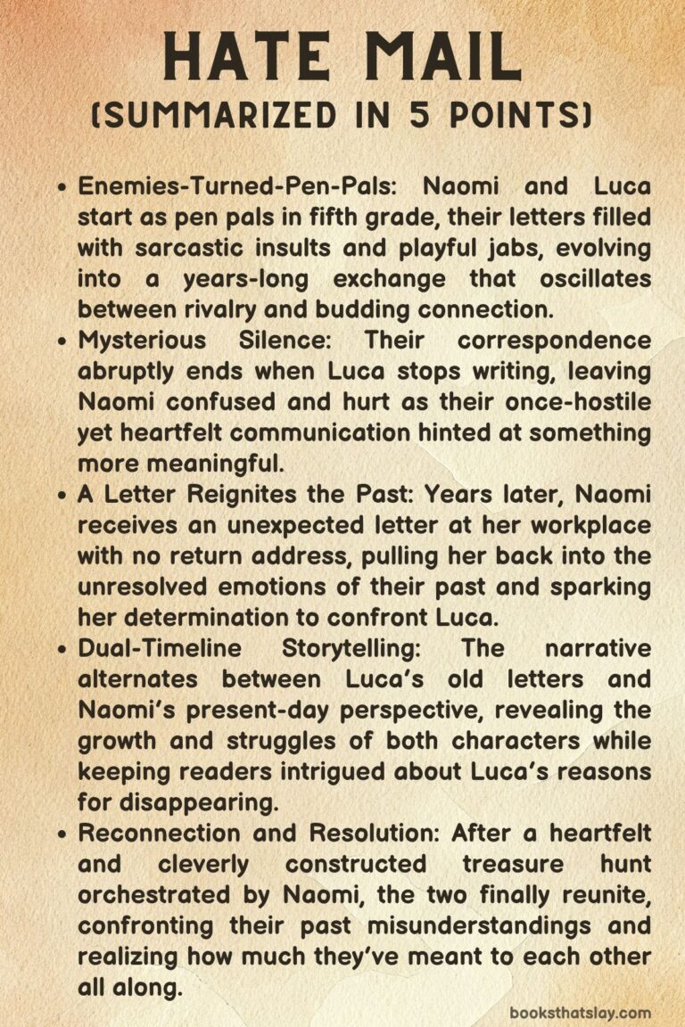 Hate Mail by Donna Marchetti Summary, Characters and Themes