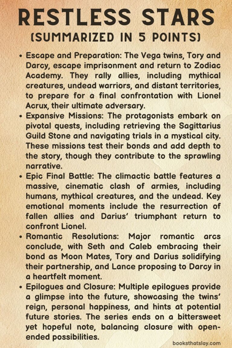 Restless Stars Summary, Characters and Themes