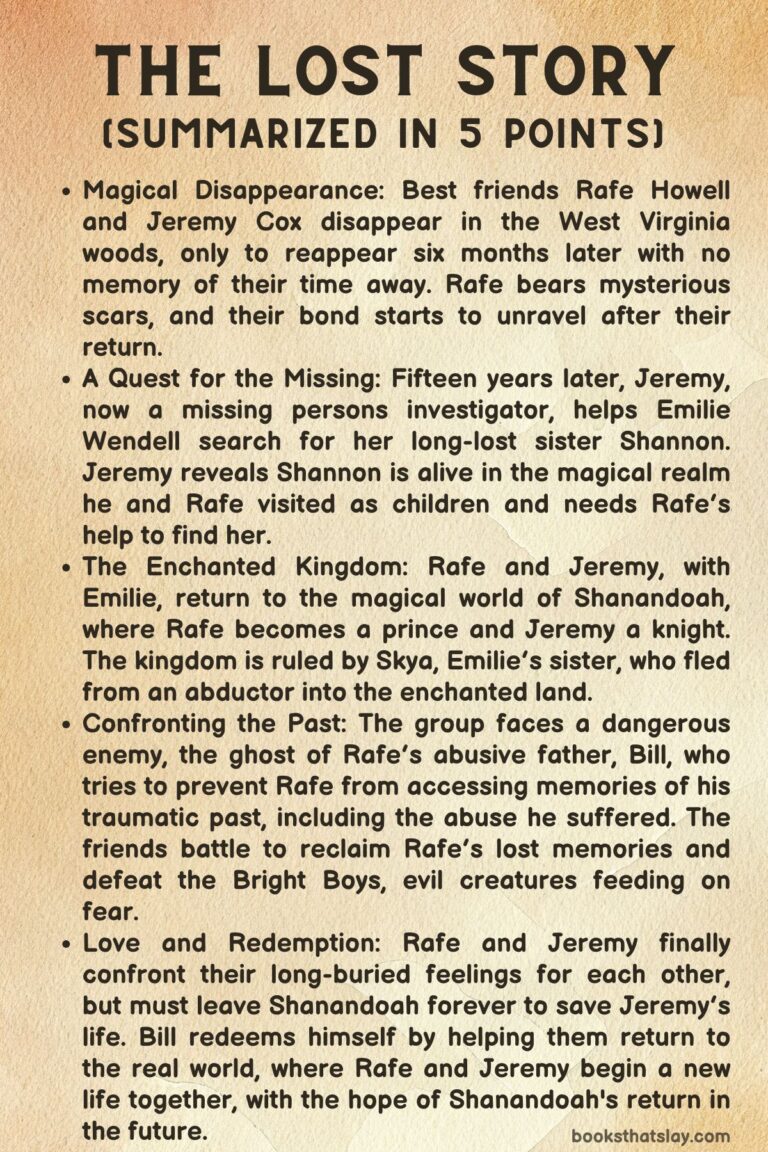 The Lost Story by Meg Shaffer Summary, Characters and Themes