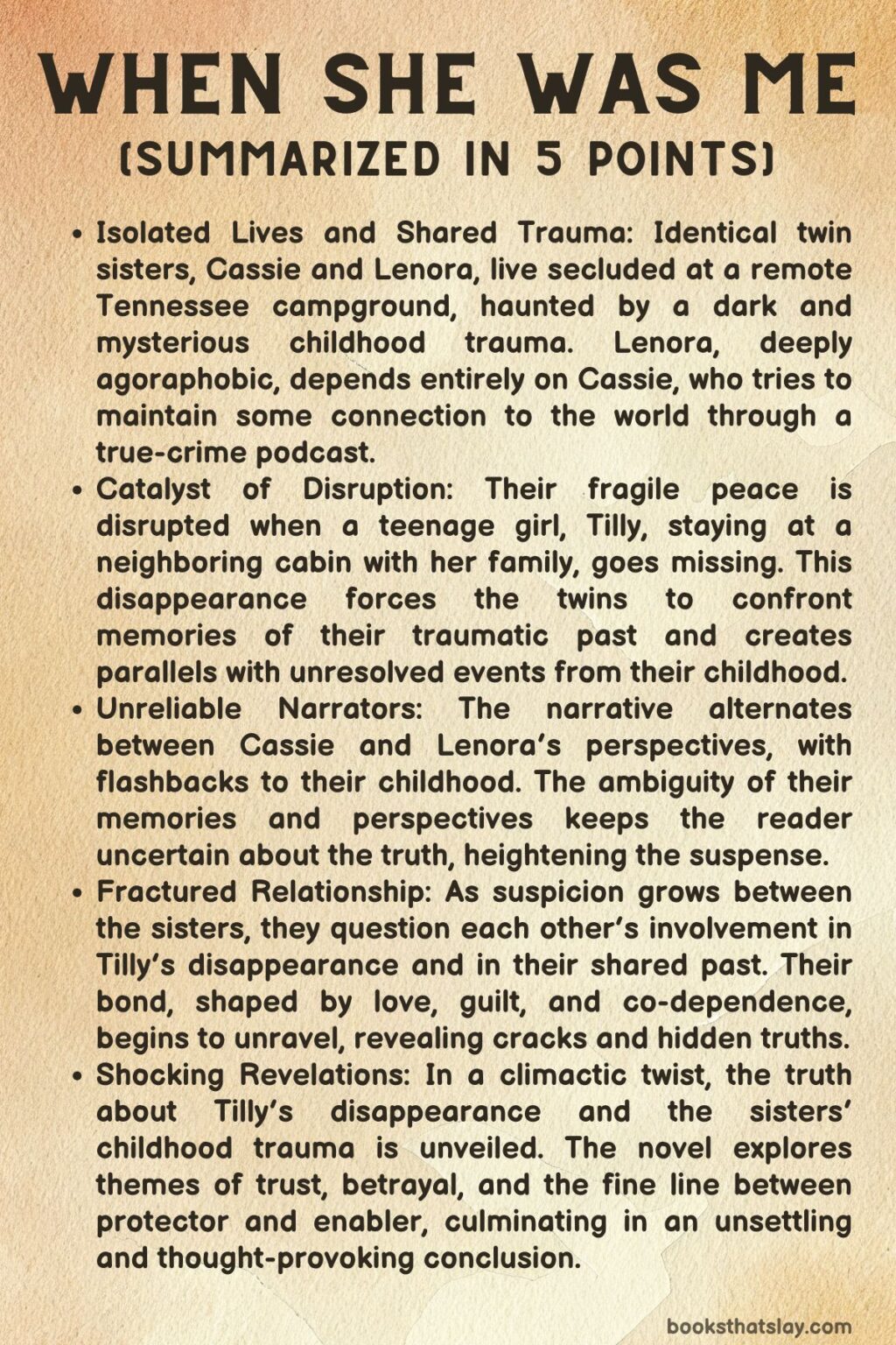 When She Was Me Summary, Characters and Themes