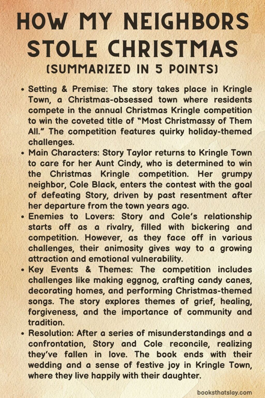 How My Neighbor Stole Christmas Summary, Characters and Themes