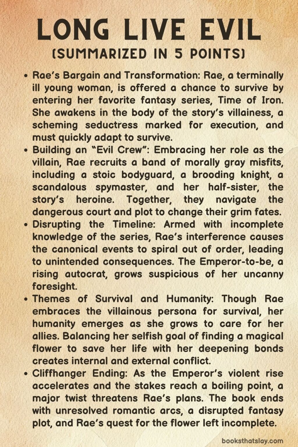 Long Live Evil by Sarah Rees Brennan Summary, Characters and Themes