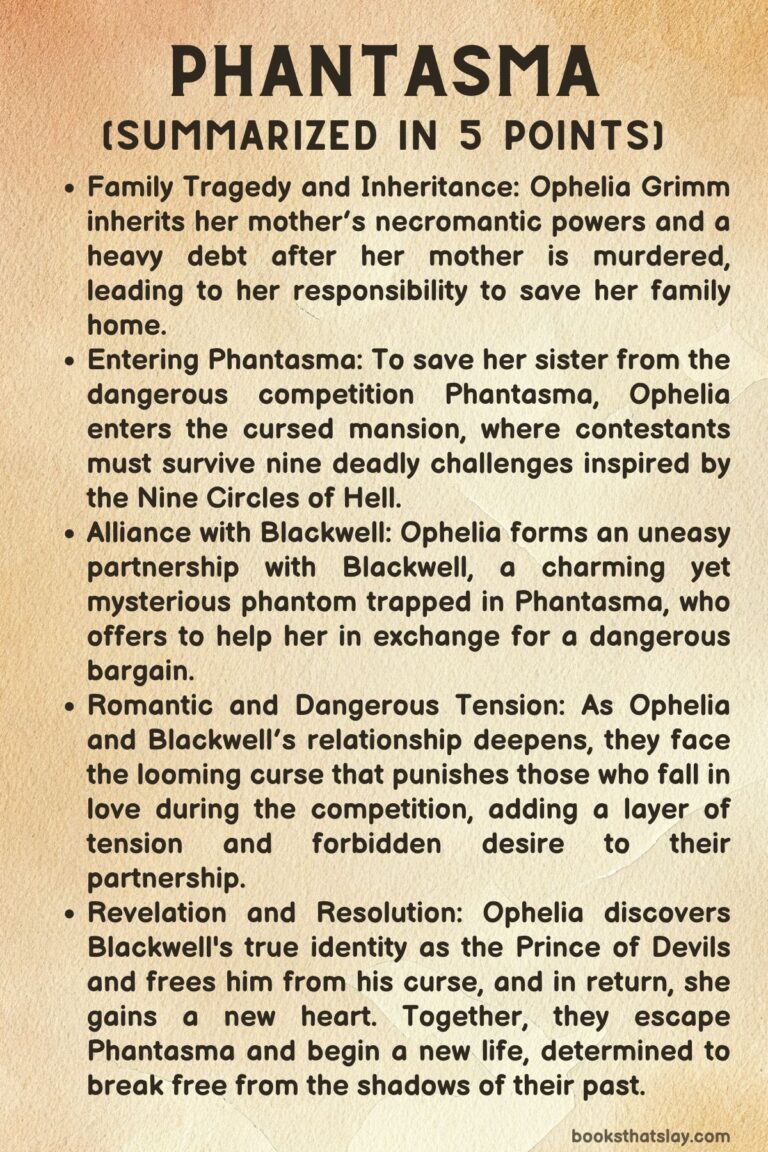 Phantasma by Kaylie Smith Summary, Characters and Themes