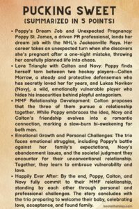 Pucking Sweet Summary, Characters and Themes