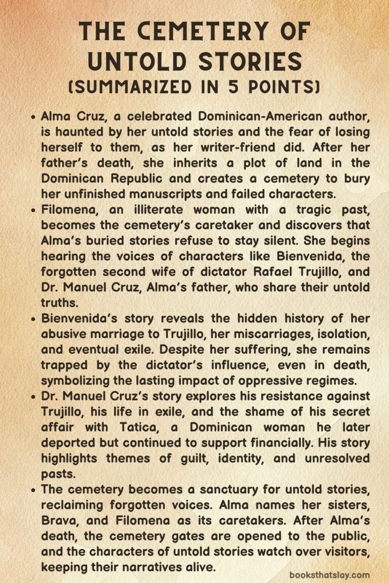 The Cemetery of Untold Stories Summary, Characters and Themes