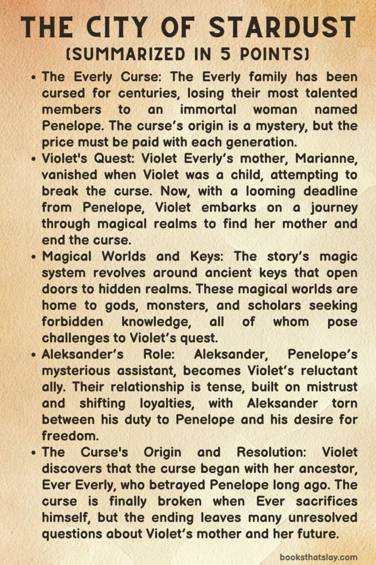 The City of Stardust Summary, Analysis and Themes